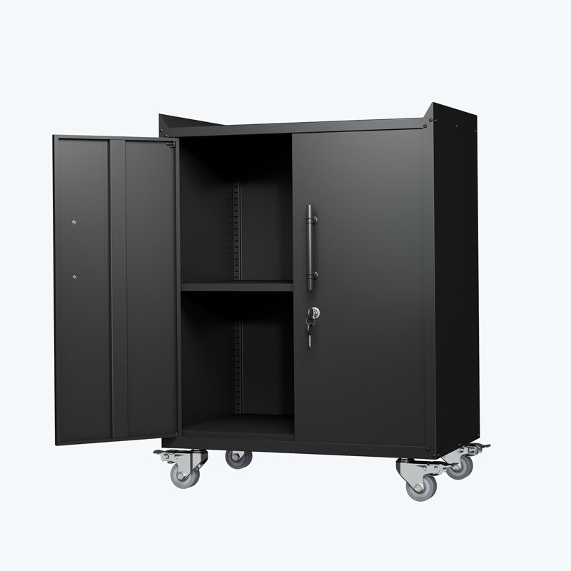 Metal cabinet on wheels store